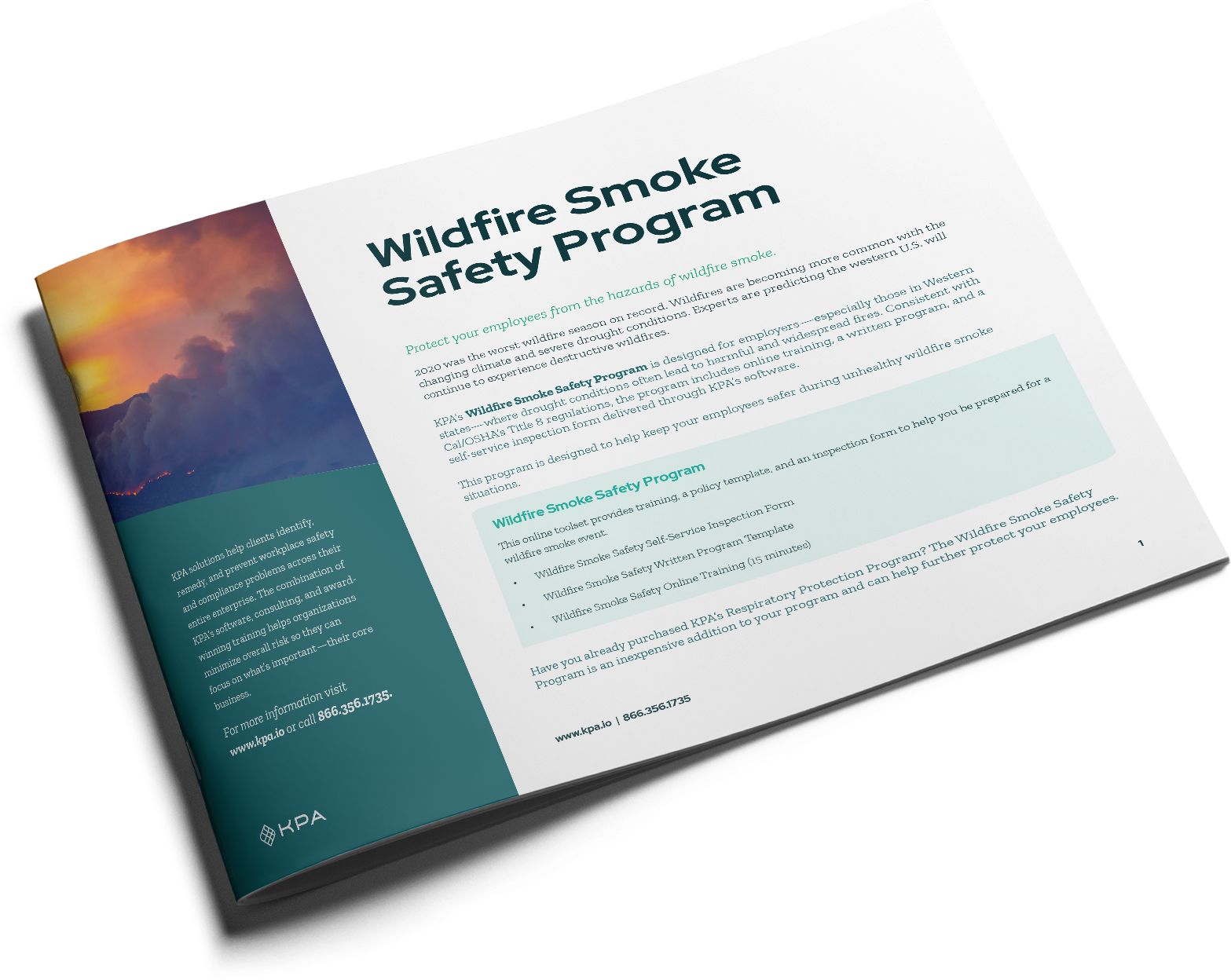 Wildfire Smoke Safety Program Brochure Kpa